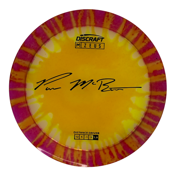 Discraft Paul McBeth Fly Dye Z Zeus - Signature Stamp - Flight Factory ...