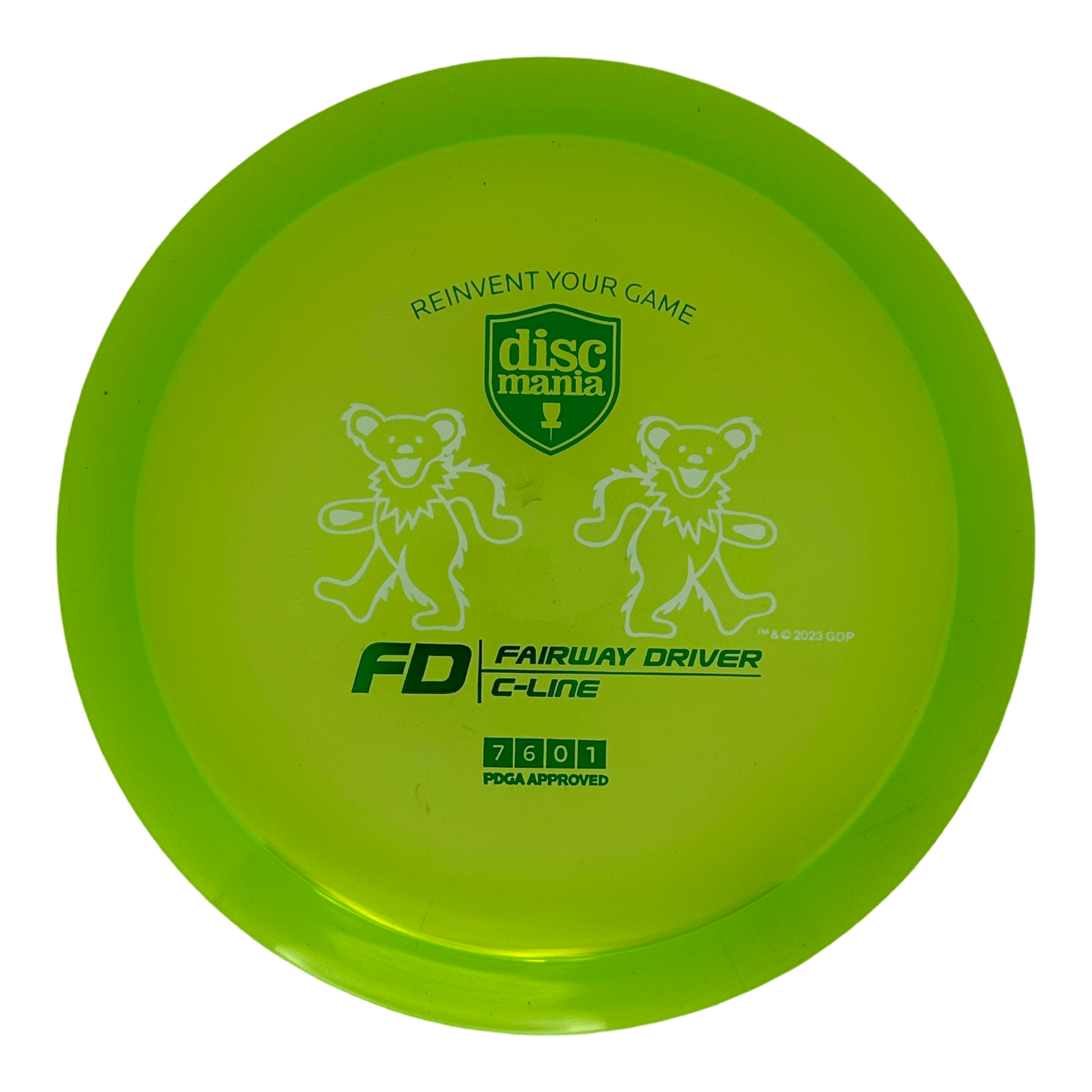 Discmania C-Line FD - Grateful Dead Bear Pair - Flight Factory Discs