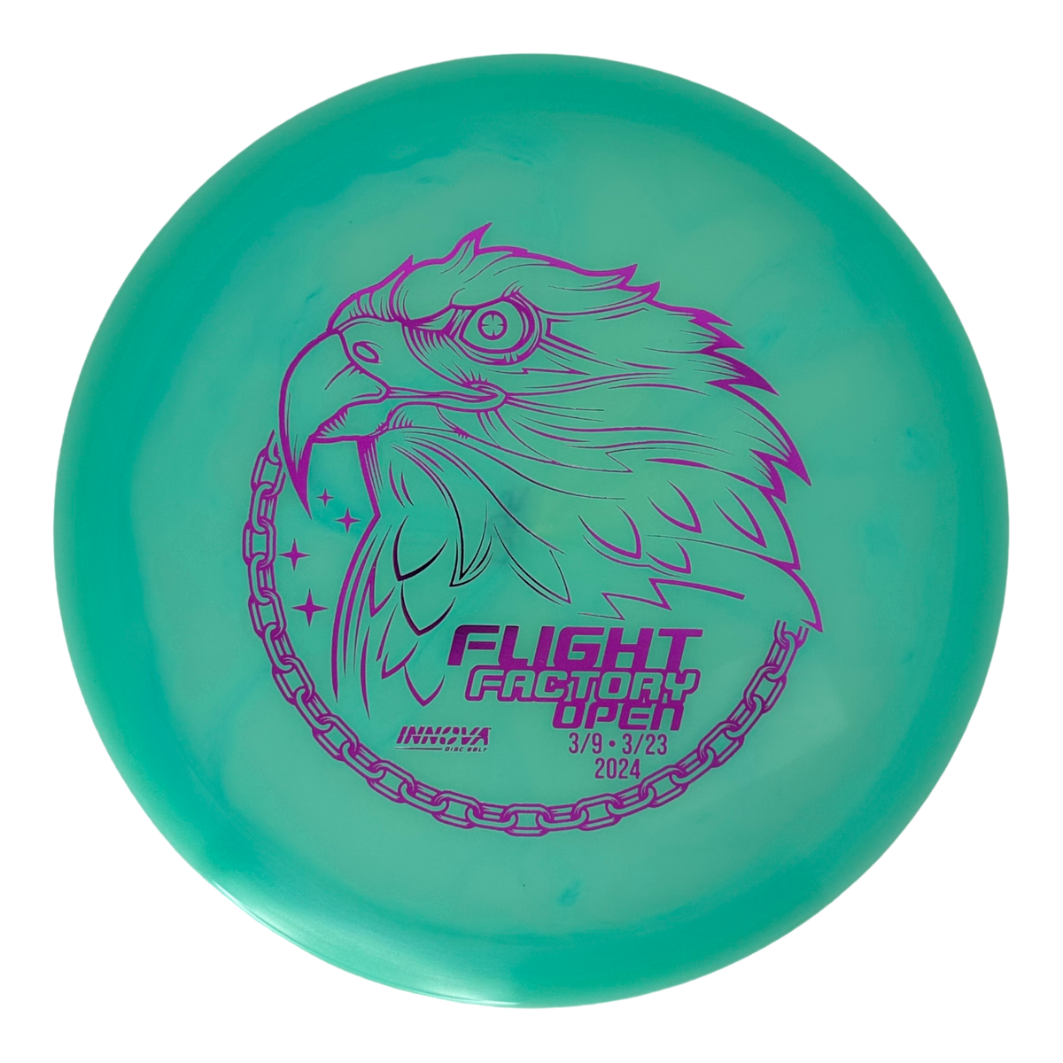 Innova Color Glow Champion Eagle - Flight Factory Open (2024) - Flight ...