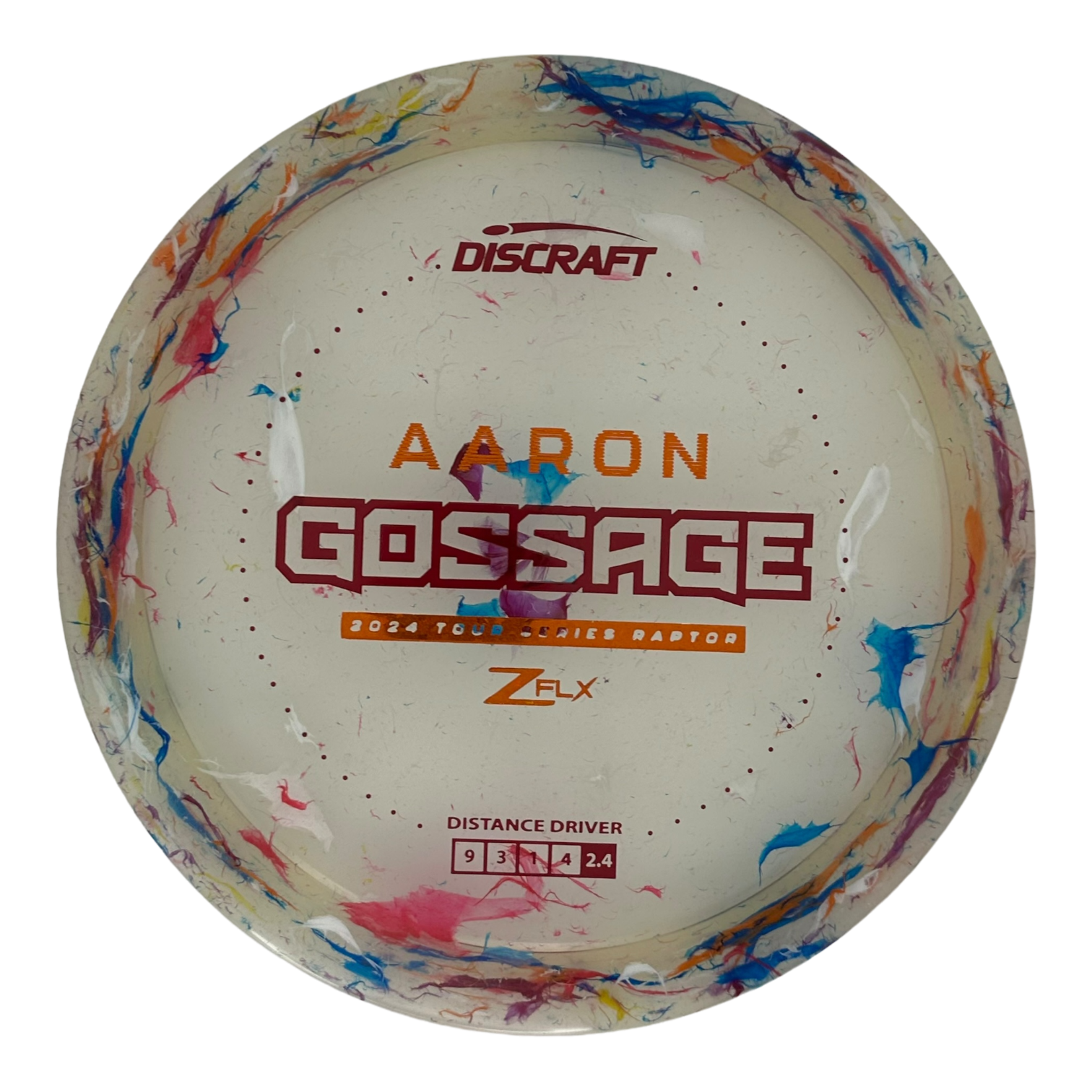 Discraft Jawbreaker Z FLX Raptor - Aaron Gossage TS (2024) - Flight ...