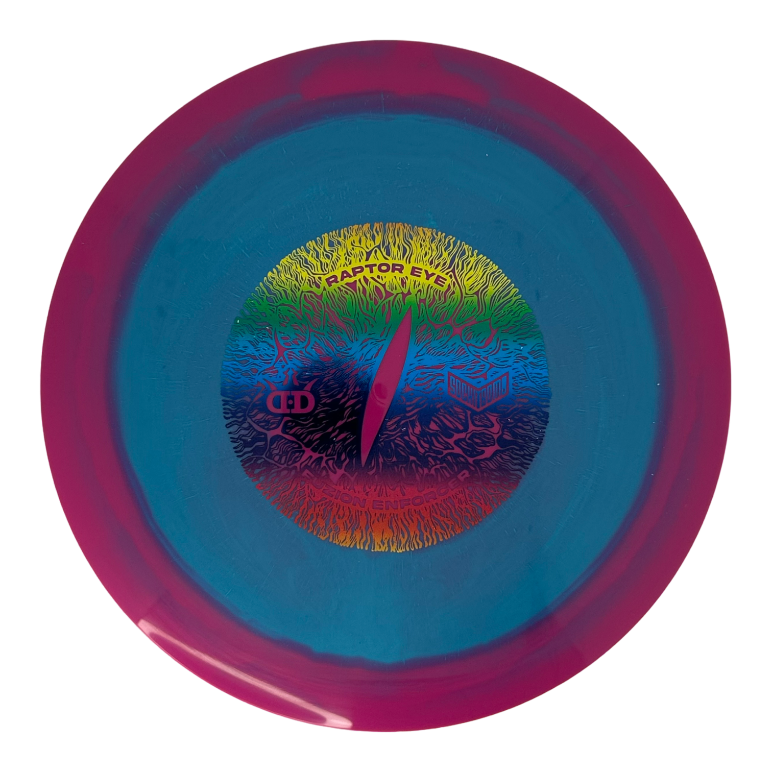 Dynamic Discs Fuzion Sockibomb Raptor Eye Enforcer - Flight Factory Discs