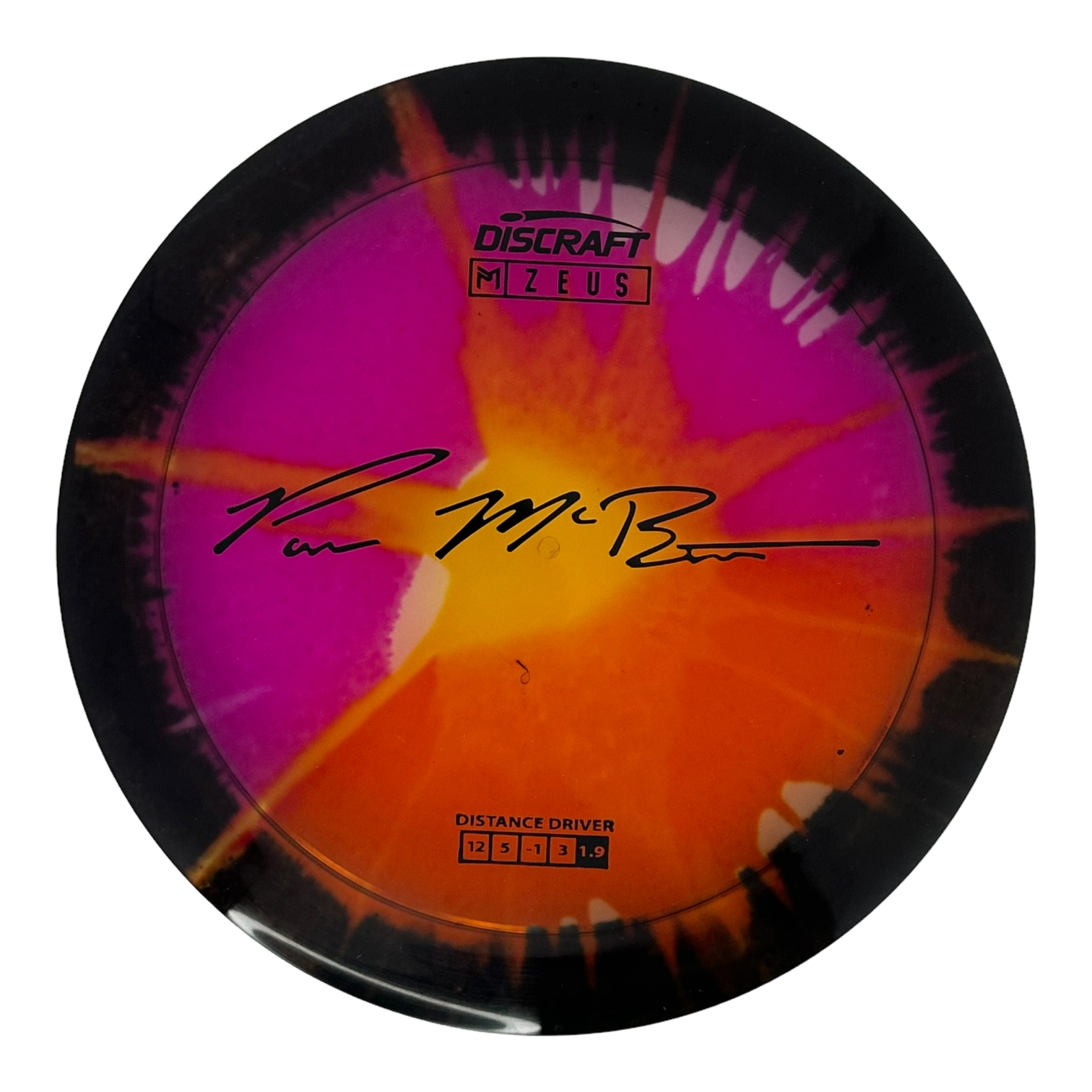 Discraft Paul McBeth Fly Dye Z Zeus - Signature Stamp - Flight Factory ...