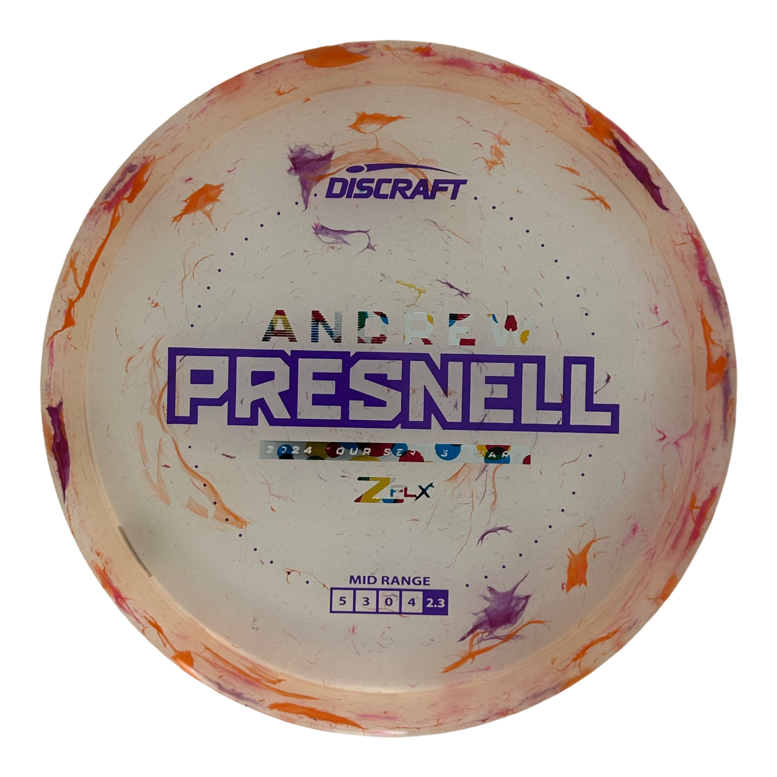 Discraft Jawbreaker Z FLX Swarm - Andrew Presnell (2024) - Flight ...