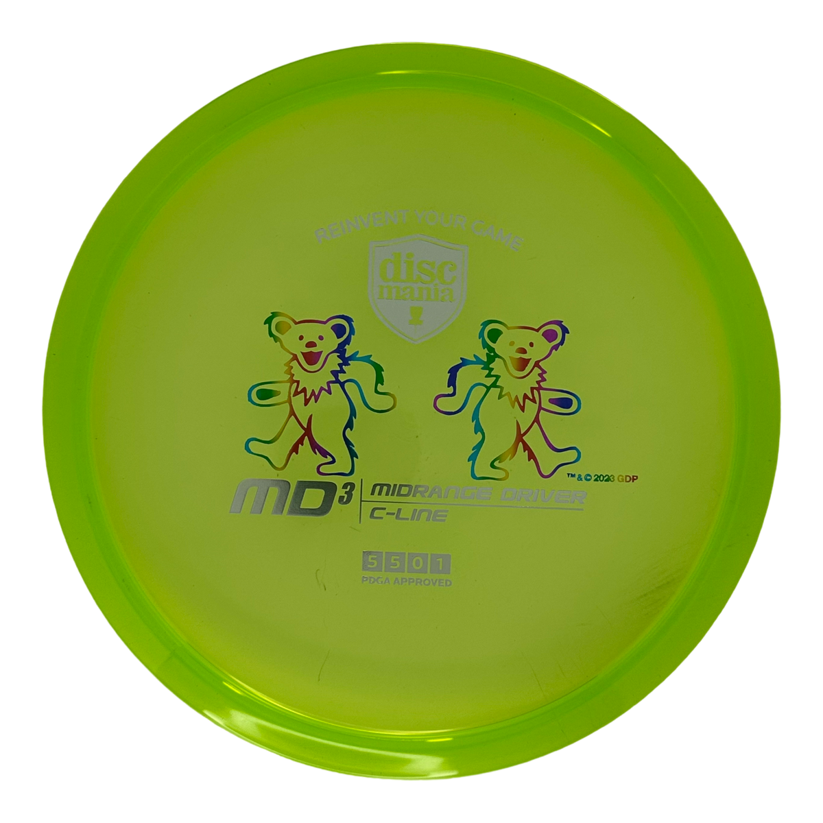 Discmania C-Line MD3 - Grateful Dead Bear Pair - Flight Factory Discs