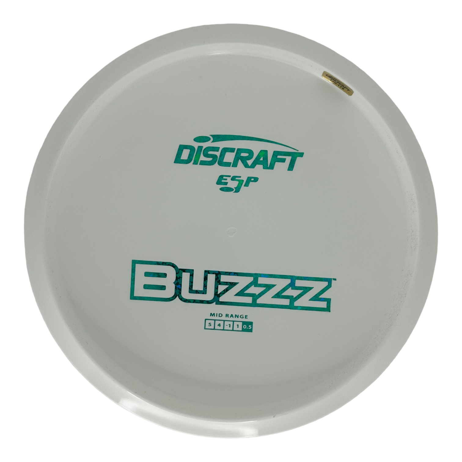 Discraft White ESP Buzz - Bottom Stamp - Flight Factory Discs