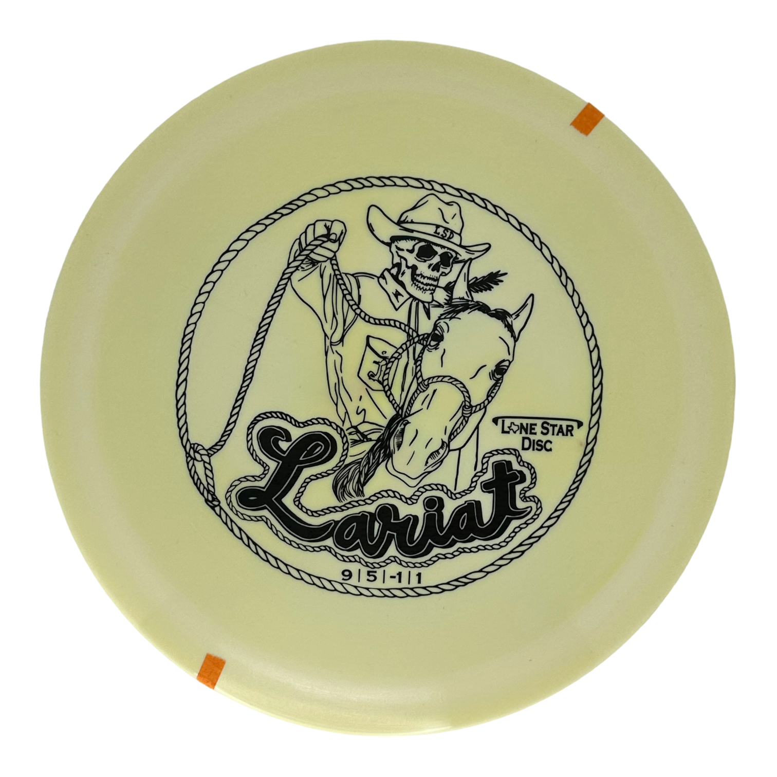 Lone Star Disc Lima Lariat - Skeleton Cowboy - Flight Factory Discs