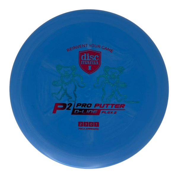 Discmania (Flex 2) D-Line P2 - Grateful Dead Bear Pair - Flight Factory ...