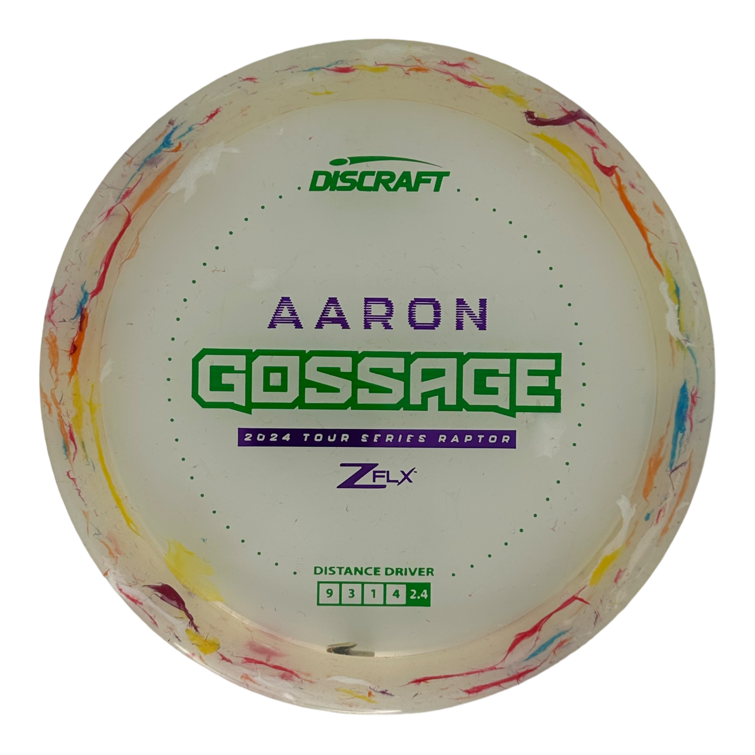 Discraft Jawbreaker Z FLX Raptor - Aaron Gossage TS (2024) - Flight ...