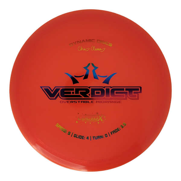 Dynamic Discs Lucid X Glimmer Verdict Chris Clemons 2023 Flight Factory Discs