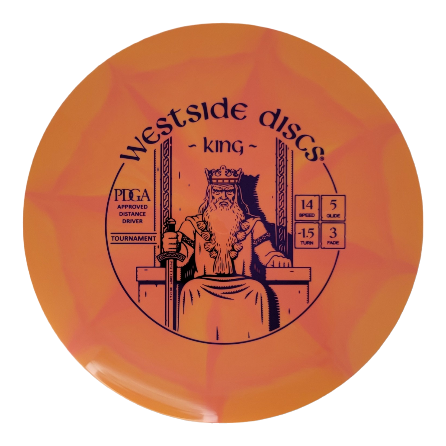 Westside Discs Tournament Burst King - Flight Factory Discs