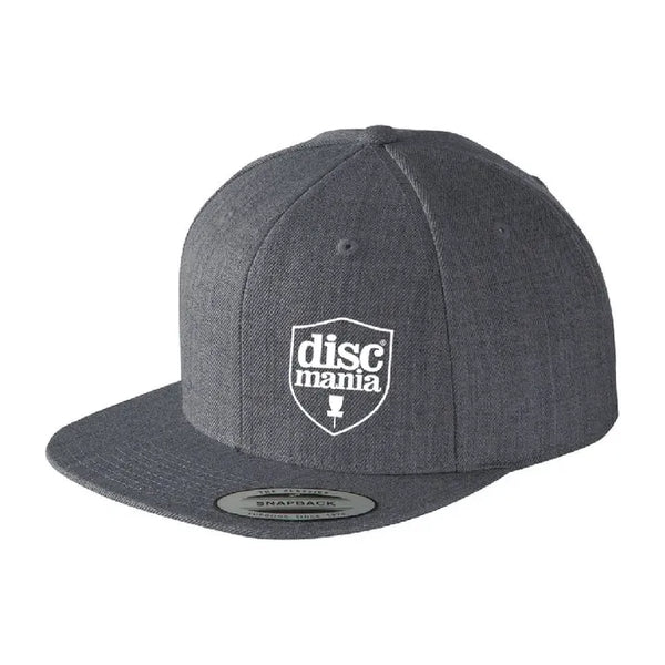Discmania Flat Bill Snapback Hat (Shield Logo) - Flight Factory Discs