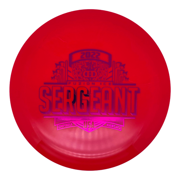 Dynamic Discs Fuzion Ice Sergeant - Worlds 2022 Fundraiser - Flight ...